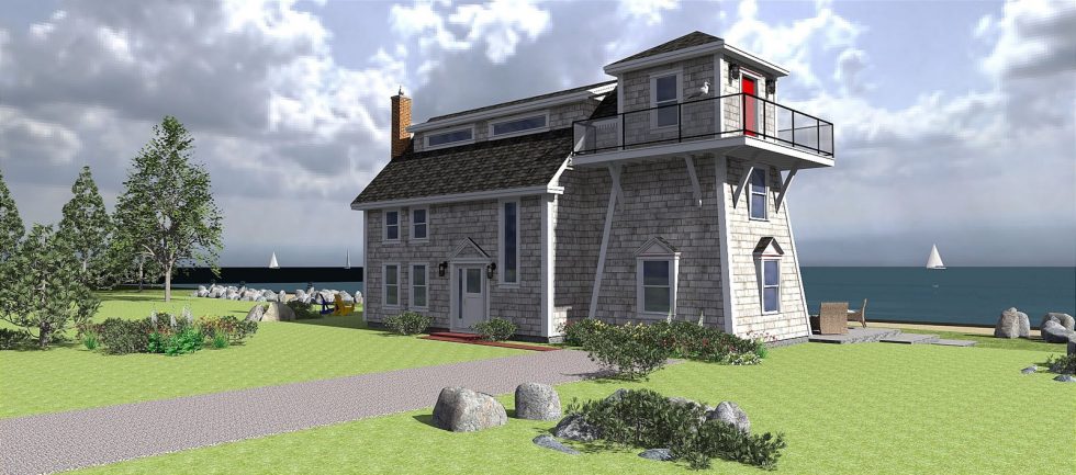 The LaHave Lighthouse - Timber Frame House Plans