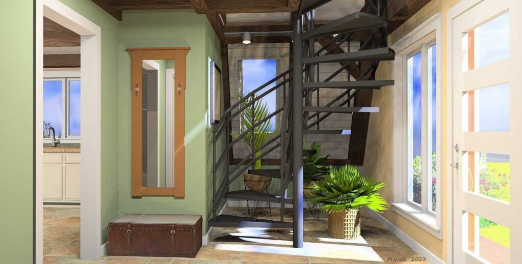 The Timber A-Frame - 1190 sq. ft. - House Plans